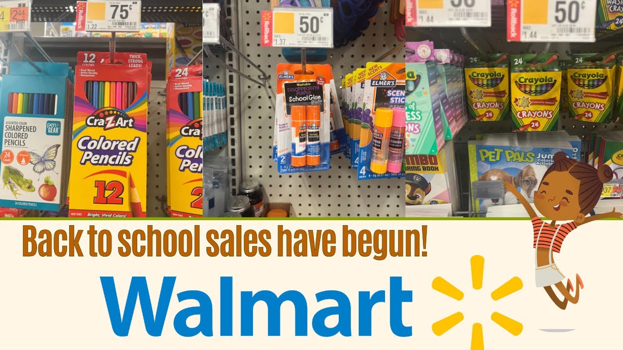 Walmart Back to School Sales have begun! 2024 - YouTube