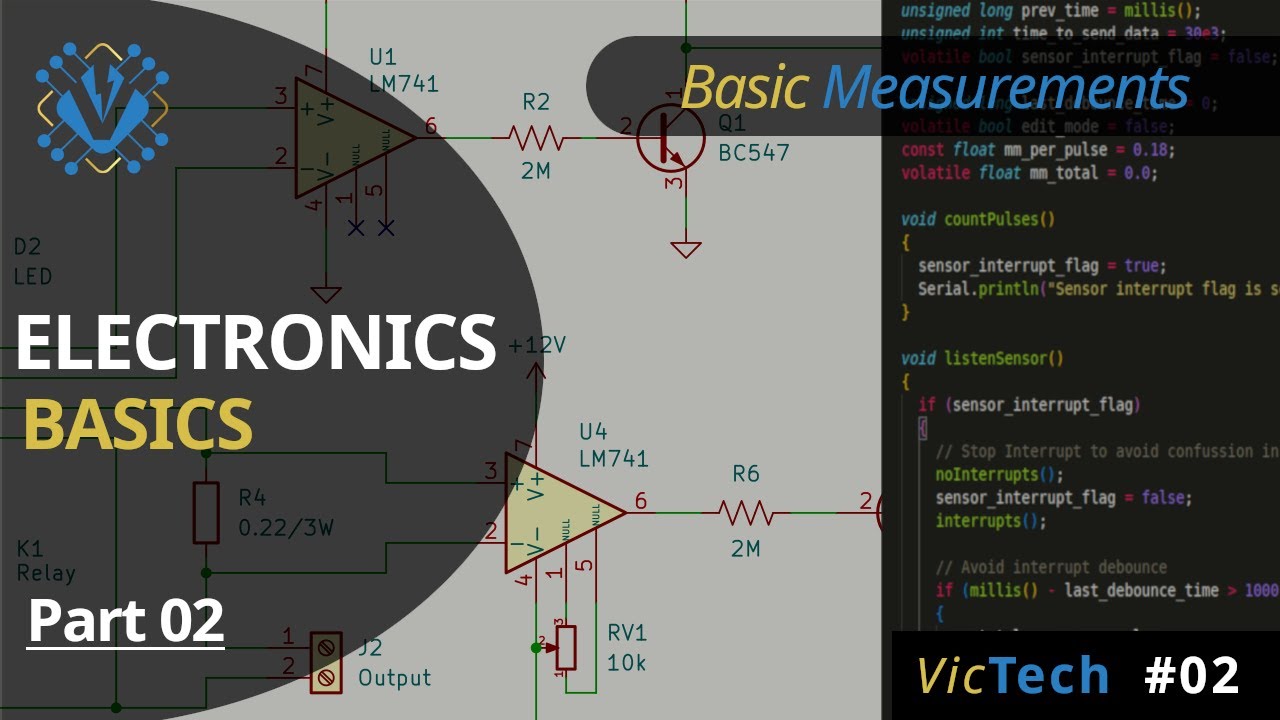 Electronics Basics Part02: Basic Measurements - VicTech #02 - YouTube