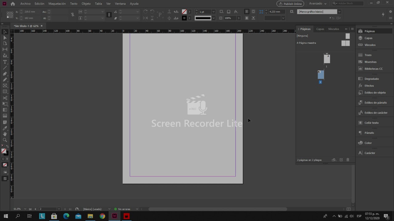 Como juntar 2 paginas en Adobe InDesign, by Tio Jrgito - YouTube