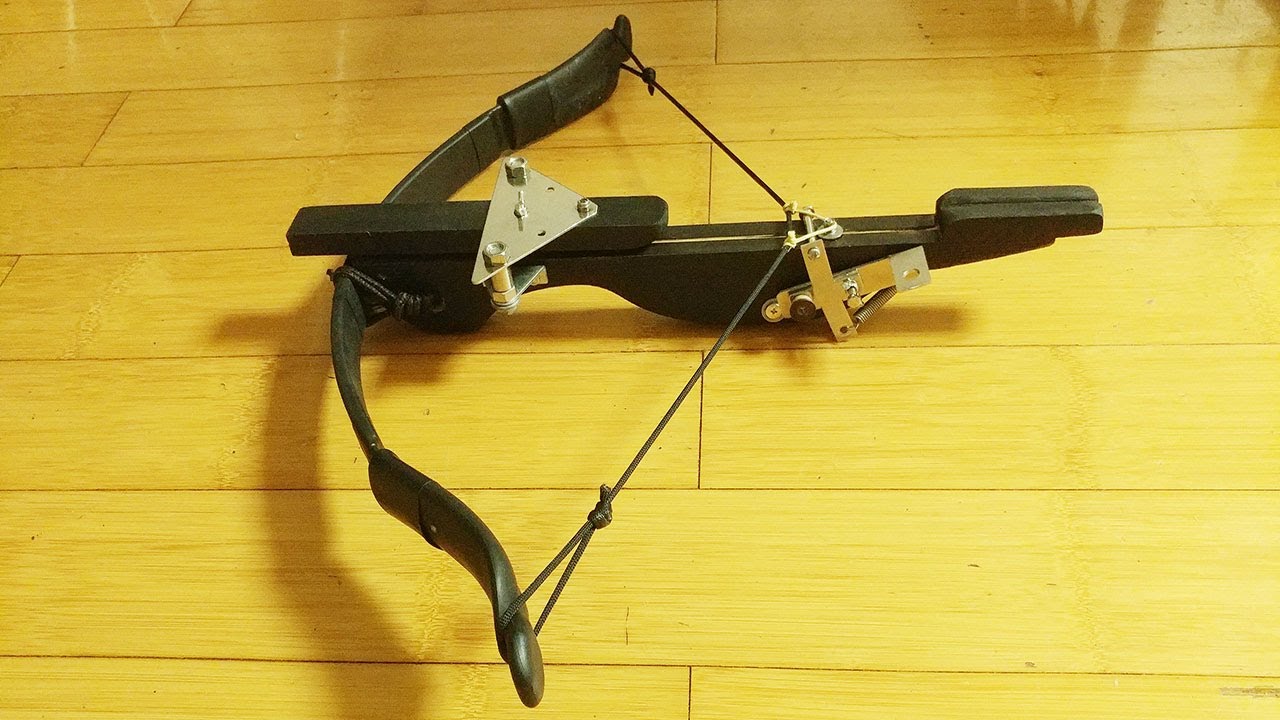 homemade crossbow！！ - YouTube