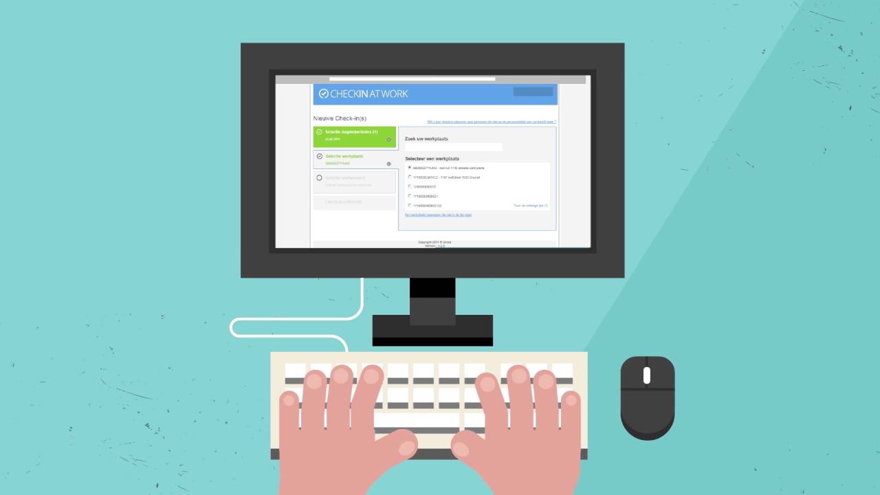 Checkinatwork (2/6): the online service via desktop - YouTube