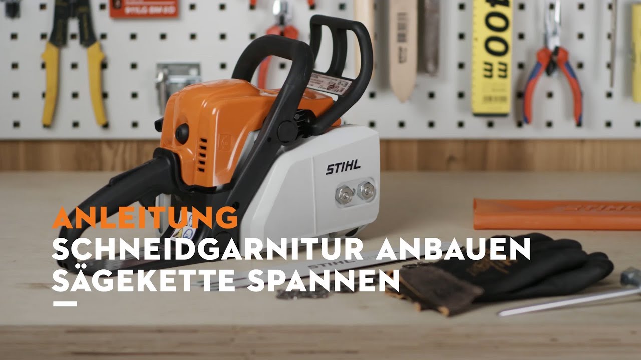 Stihl Motorsage Kettenschmierung Einstellen