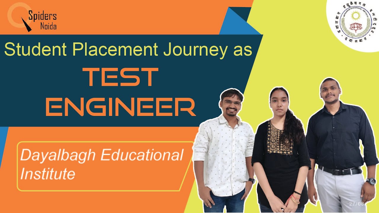 TEST ENGINEER || QSPIDERS NOIDA || PLACED STUDENT REVIEW - YouTube