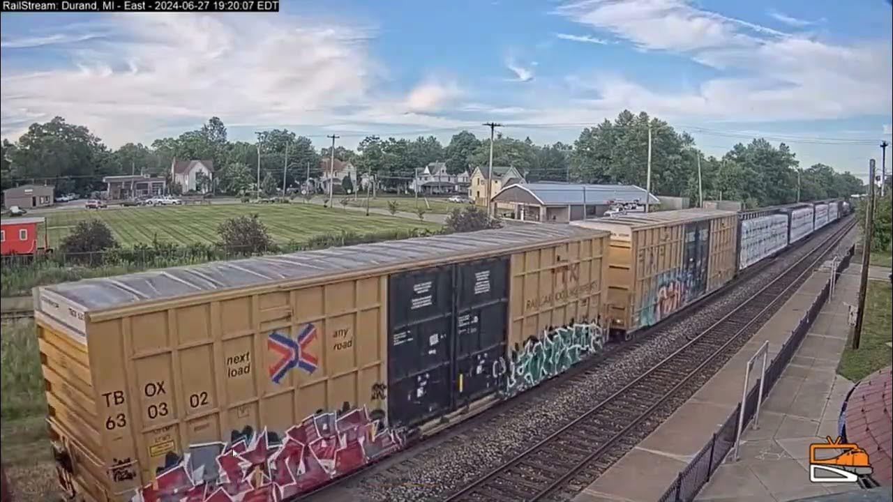 EAST VIEW #6/27/24 Of A CN #M39731 WB Train Long-haul Manifest Of Mixedfreight Leading With CN ...