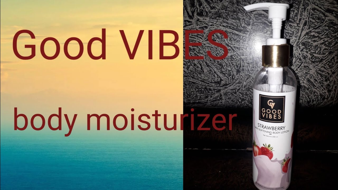 👌good Vibes body lotion Strawberry flavour review - YouTube