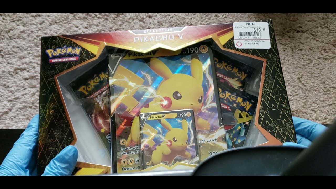 Pokemon Pikachu Vbox unboxing - YouTube