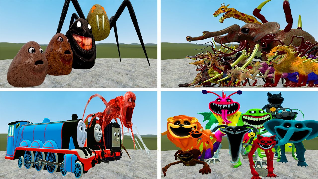 All New Zoochosis Mutant Animals, vs All Smiling Critters Poppy ...