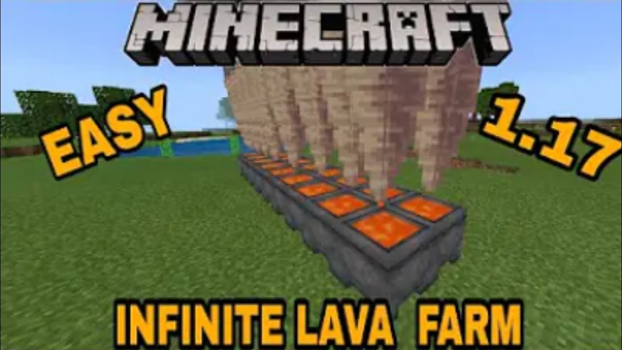 how to make unlimited Lava in minecraft - YouTube