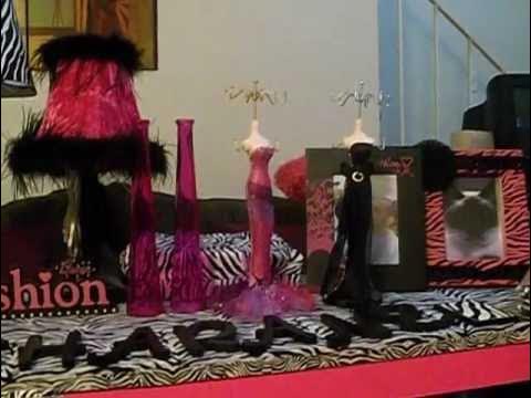 My New Zebra Print & Hot Pink Themed Room Decor - YouTube