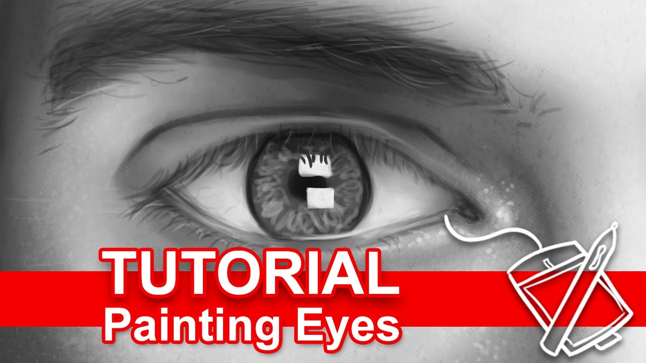 Tutorial: Painting Eyes Digitally - YouTube