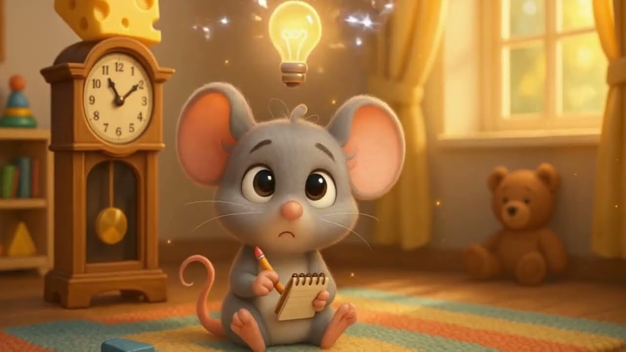 Hickory Dickory Dock – Pixar‑Style 3D Mouse & Magical Clock | Most ...