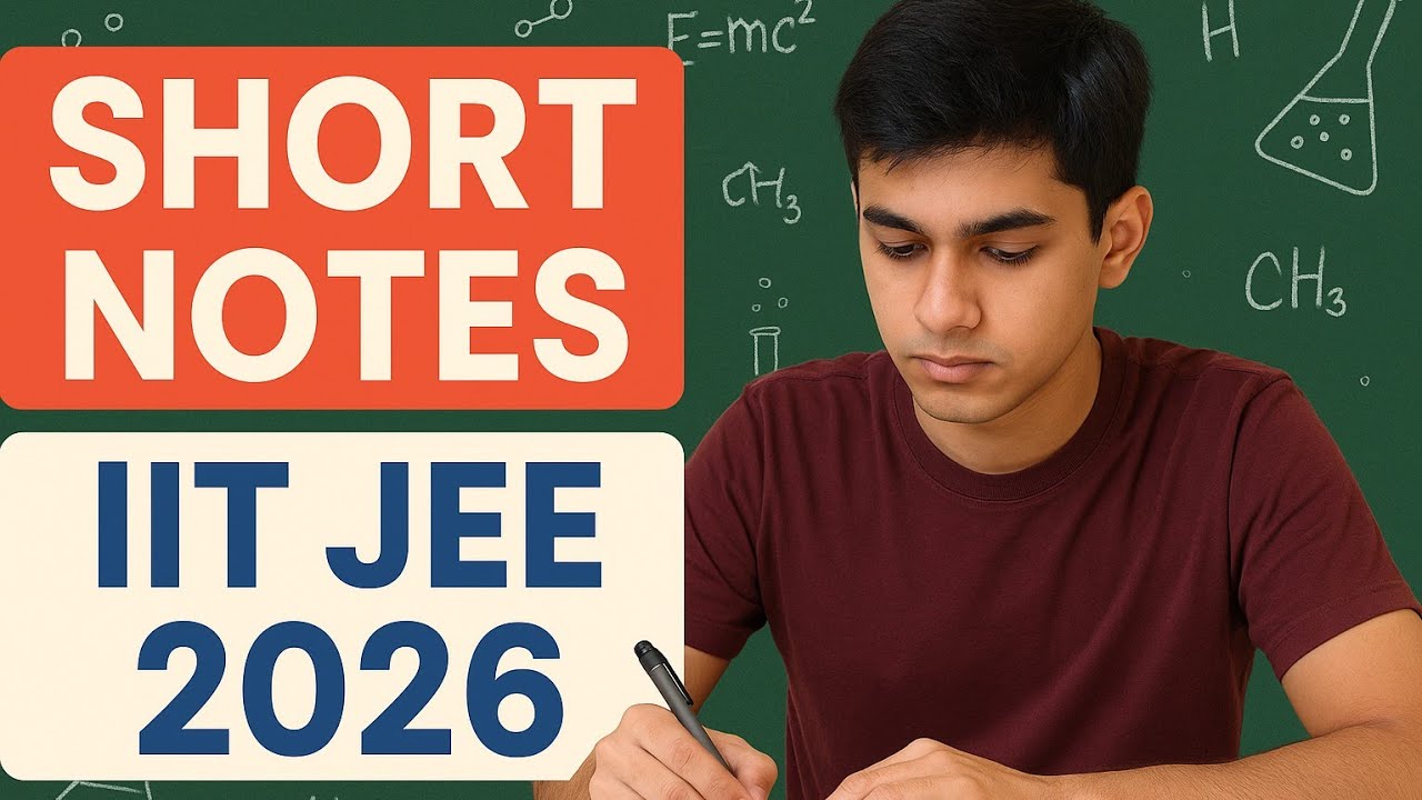 Quick Revision I Shorts notes I One shorts IIT-JEE / NEET 2026 # ...