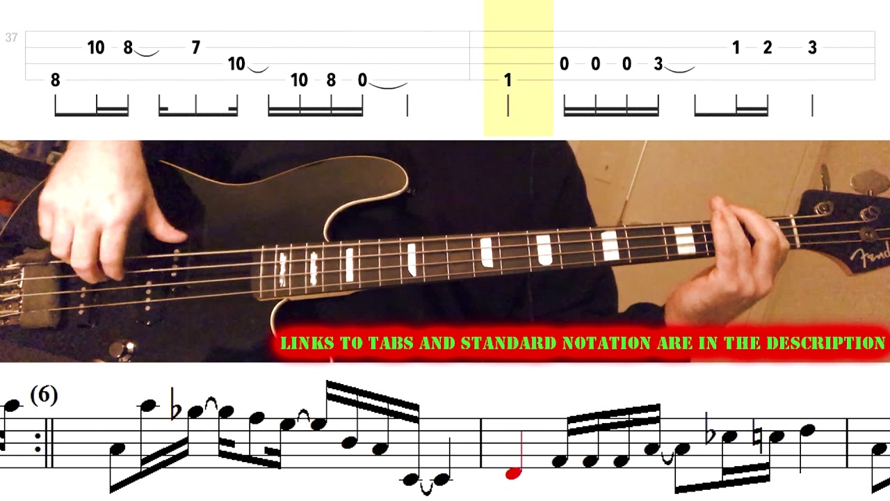 Gladys Knight - Feelin' Alright (Bass Line w/tabs and standard notation ...