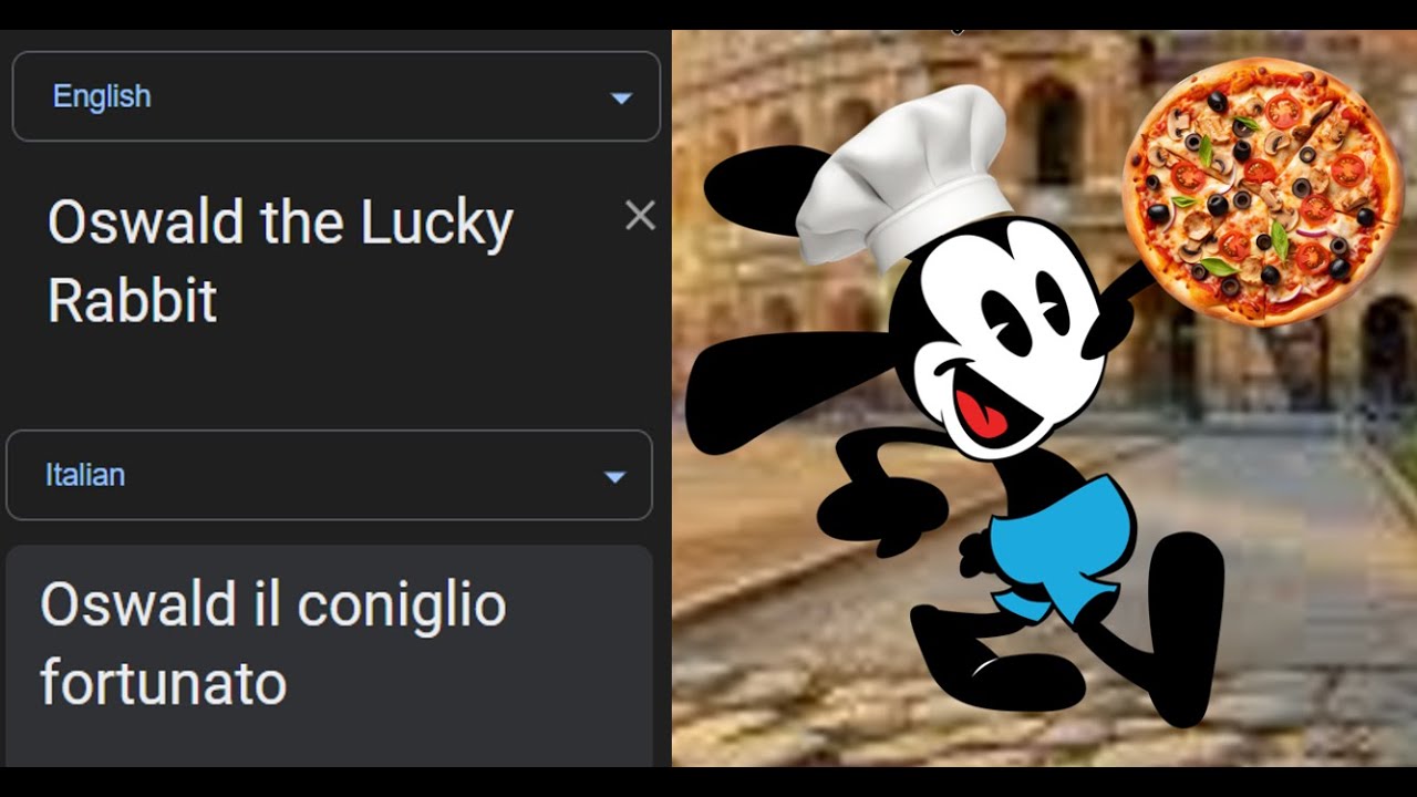 Oswald the Lucky Rabbit in Different languages meme - YouTube