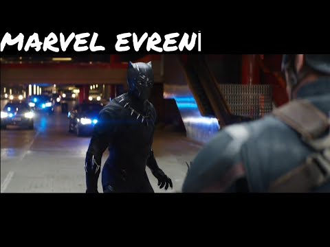KAPTAN AMERİKA:KAHRAMANLARIN SAVAŞI | BLACK PATHER KOVALAMACA SAHNESİ | (2/2) | (1080P) | HD