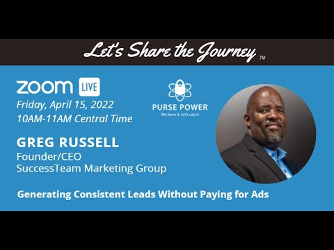 Let's Share the Journey with Greg Russell - YouTube