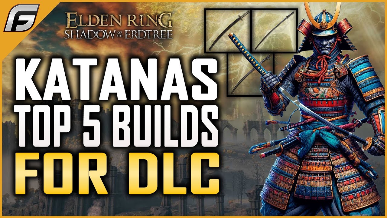 Elden Ring BEST BUILD for Katanas - Elden RIng DLC Build - TOP 5 KATANA ...