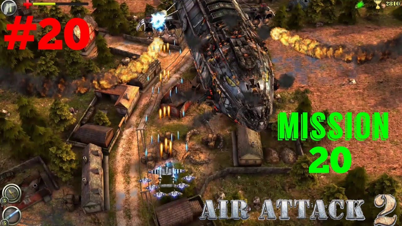 AirAttack 2 - WW2 Airplanes Shooter Mission 20 !! - YouTube