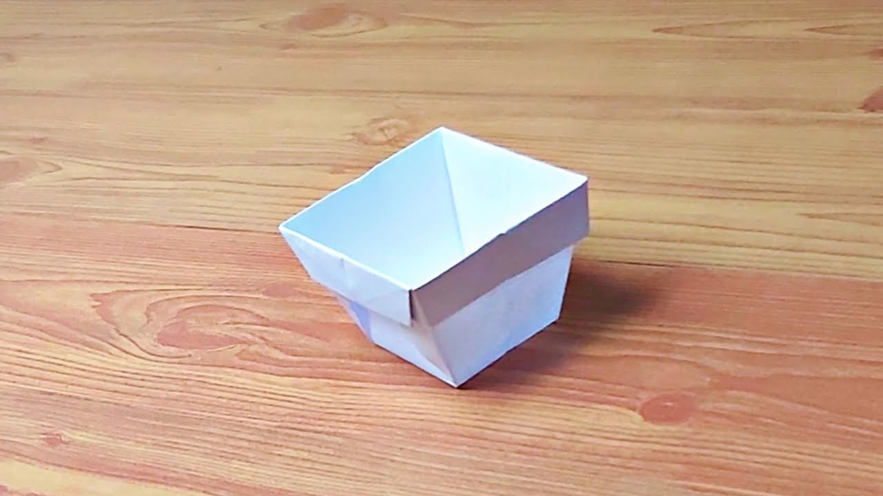 Paano gumawa ng paso na gawa sa papel. - YouTube