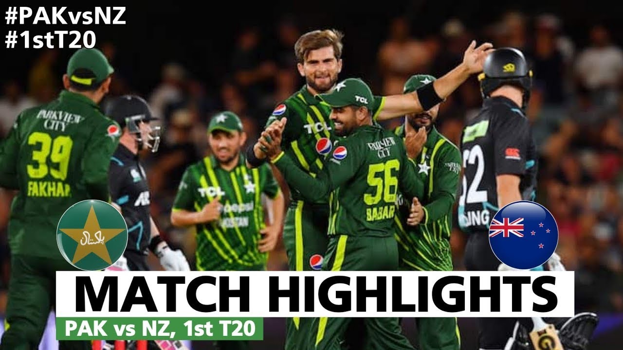 Pakistan Vs New Zealand 1st T20 FullHighlights 2024 | Pak vs Nz 1st T20 ...