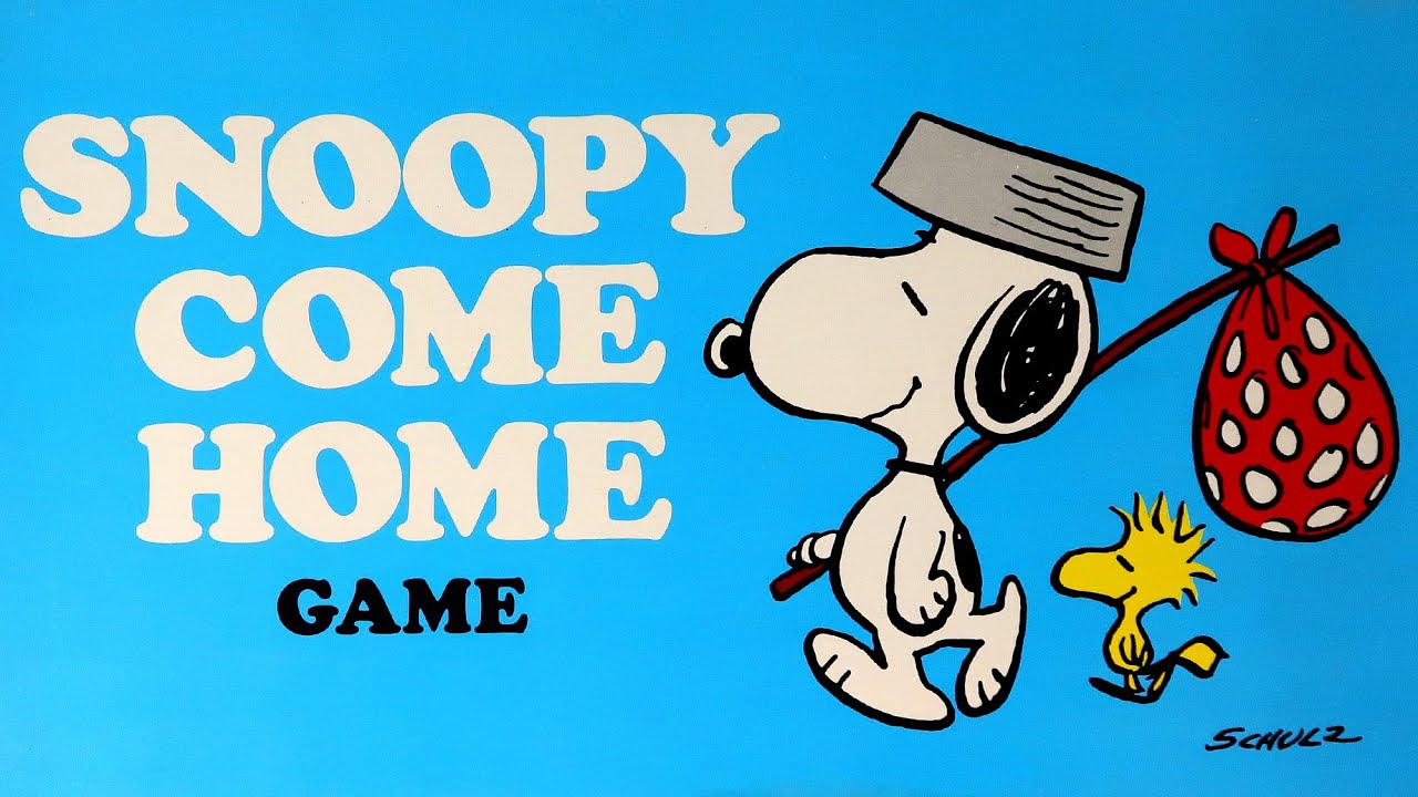 Let's Play! Snoopy Come Home Game - 1973 Milton Bradley ...