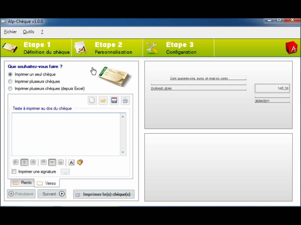 Présentation du logiciel Alp-Cheque - YouTube