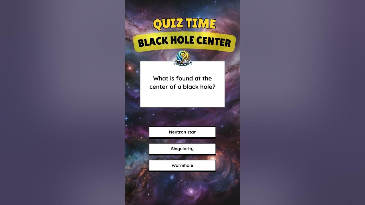 What’s Inside a Black Hole? #quiz #comics #quiztime #spacetrivia #facts ...