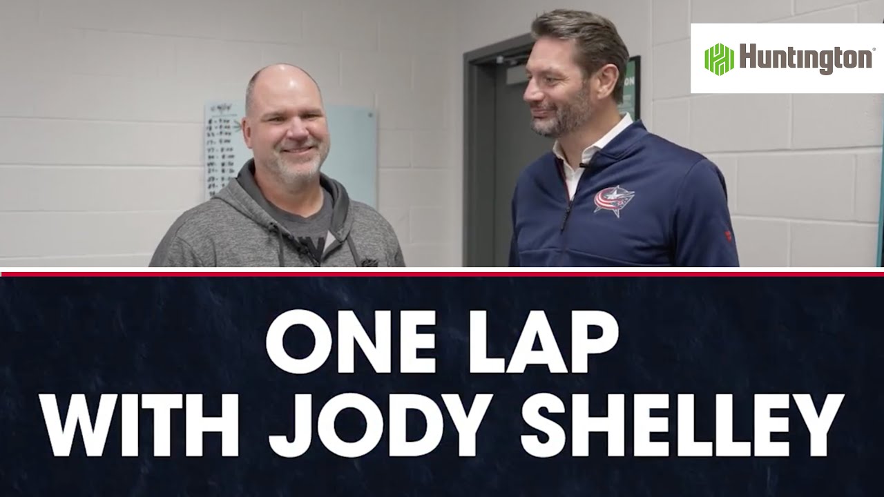 Head Athletic Trainer Mike Vogt takes Jody Shelley into the Blue ...