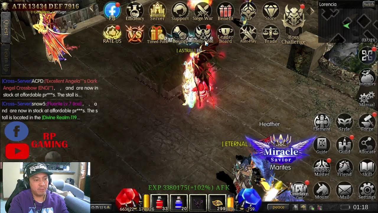 Mu Monarch Sea- LvL589 BK Update Sanc 5 RB to CS 3v3. - YouTube