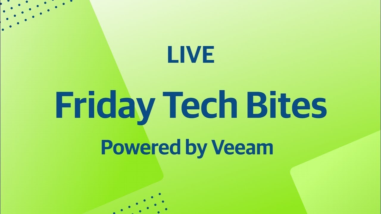 Friday Tech Bites: Disaster Recovery to the Cloud is NO JOKE! - YouTube