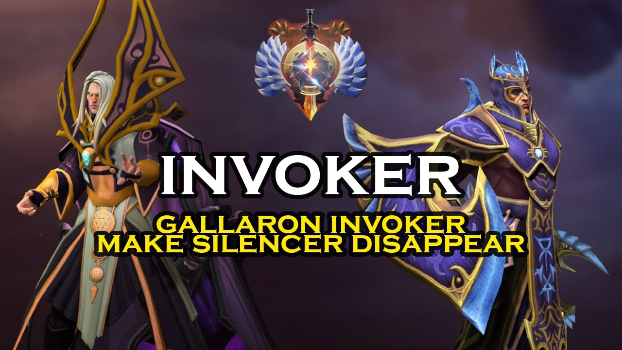 How GALLARON INVOKER make ENEMY DISAPPEAR 7.39b - YouTube