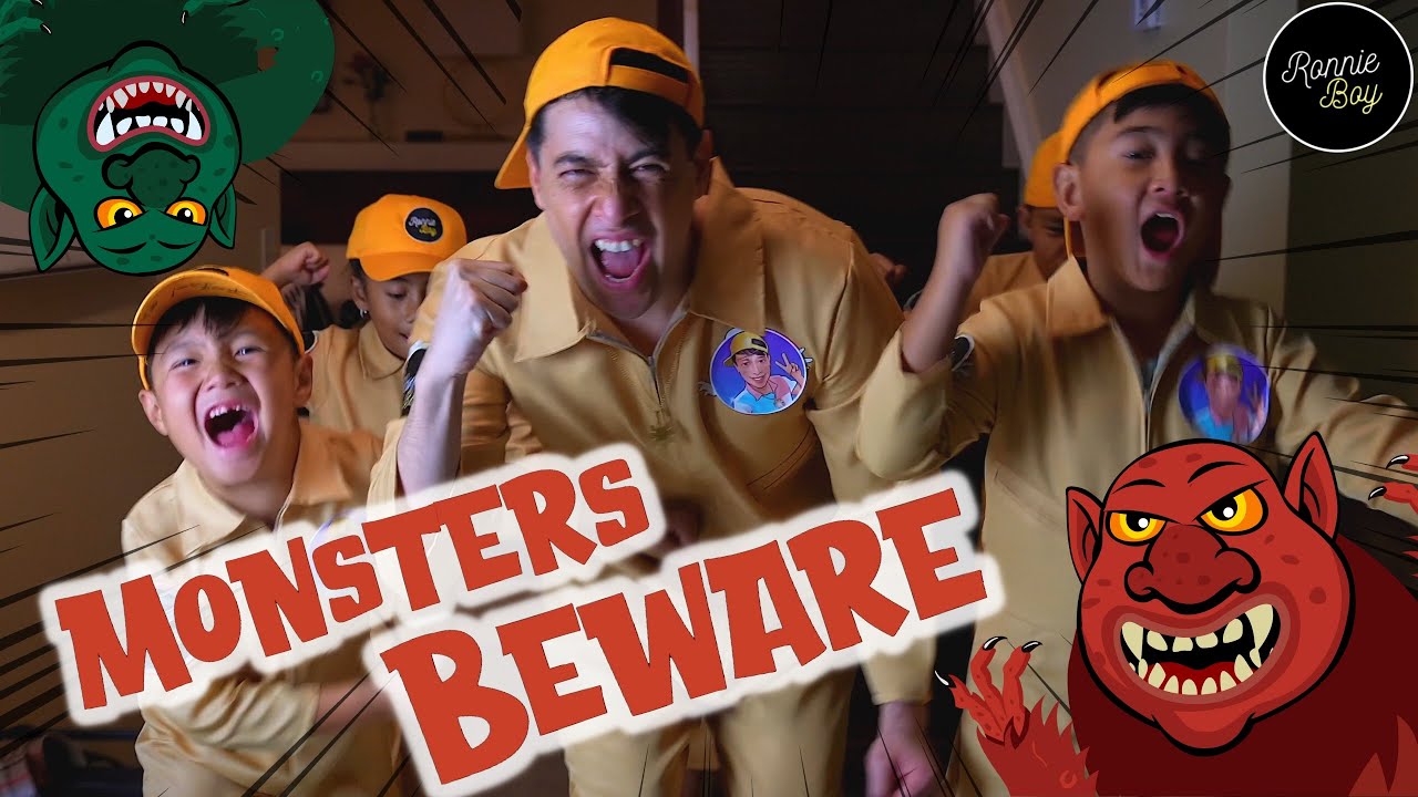 "Monsters Beware" | Kids vs Monsters Battle | Ronnie Boy Kids [Official ...