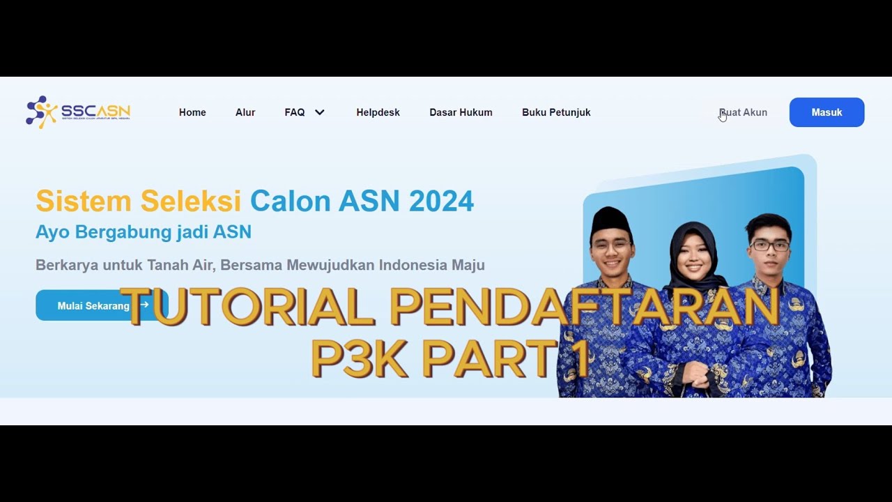 Tutorial pembuatan akun di SSCASN - YouTube