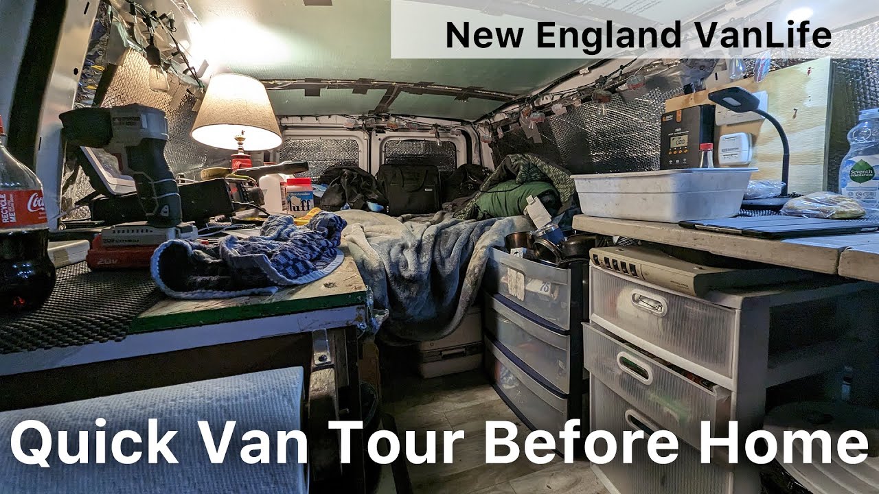 Quick Van Tour Before Heading Back Home - New England VanLife - YouTube