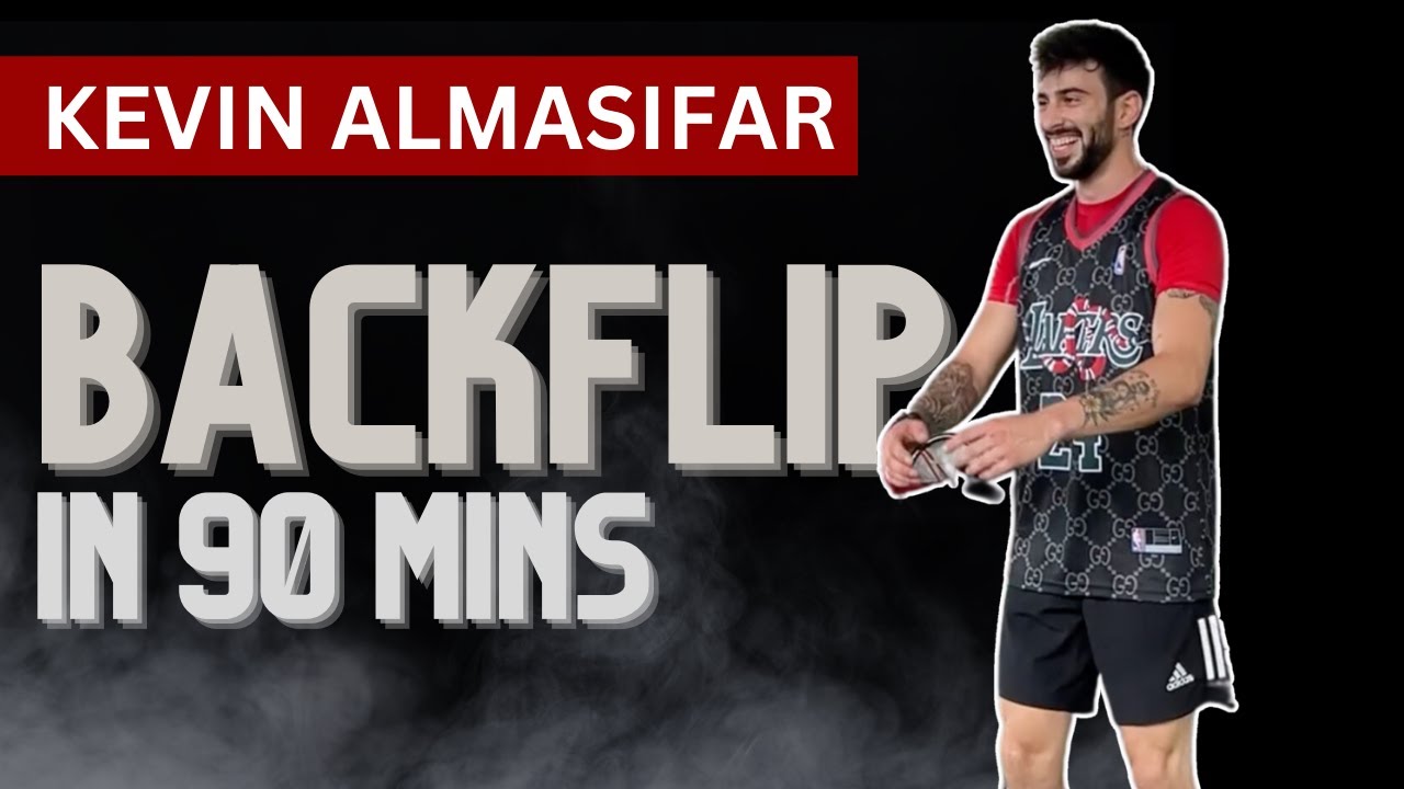 Kevin Almasifar learning backflip in 90 mins | Muscle bar Pune ...