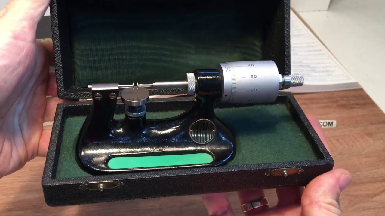 Bergeon 30112 Micrometer - YouTube