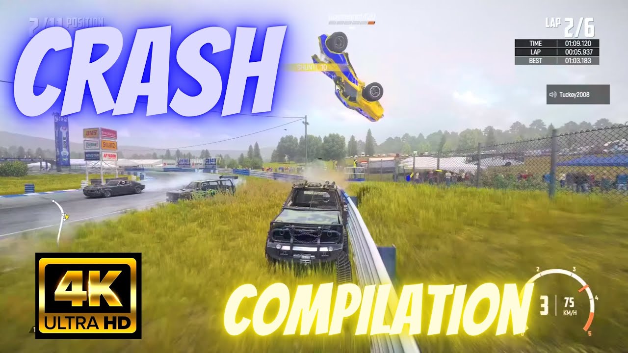 CRASH COMPILATION - Wreckfest ps5 4K 60fps - YouTube