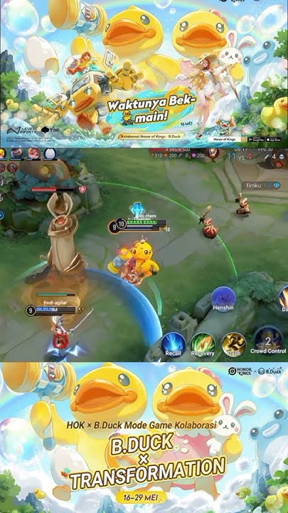 Seru nihh #fyp #honorofkings #honorofkingsindonesia #bduck - YouTube