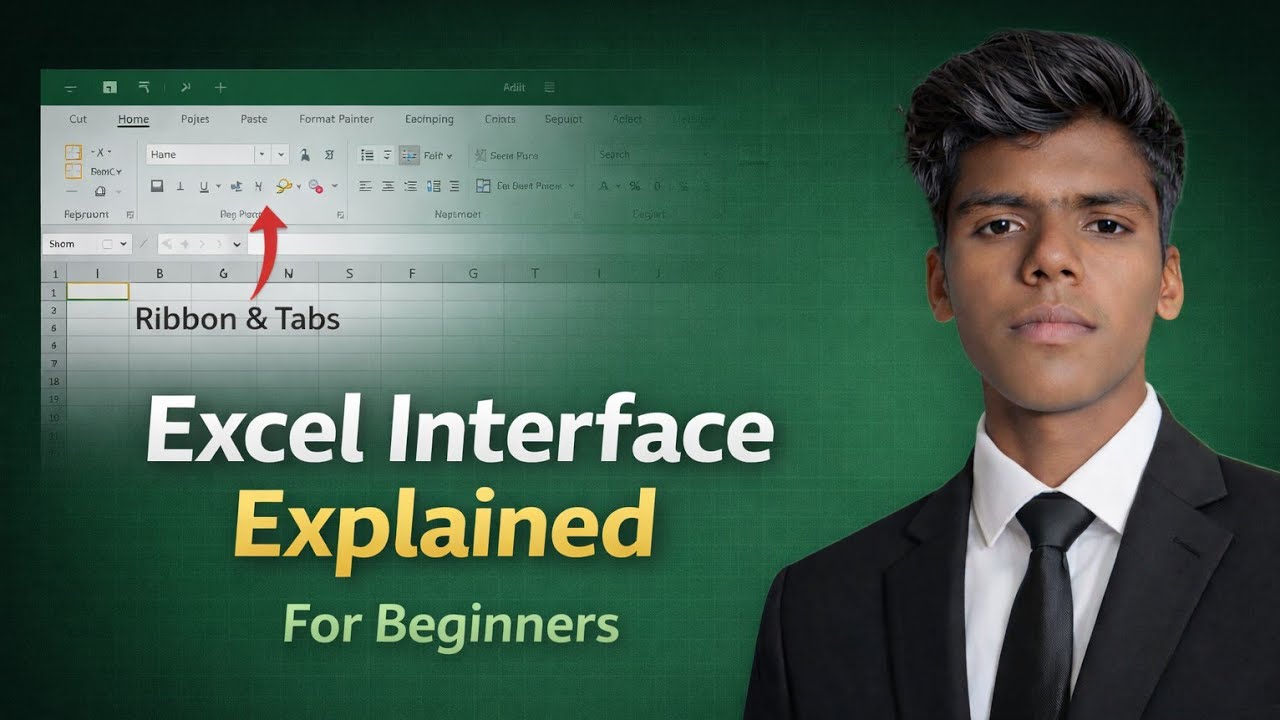 Excel Interface Explained | Excel for Beginners (Step by Step ...