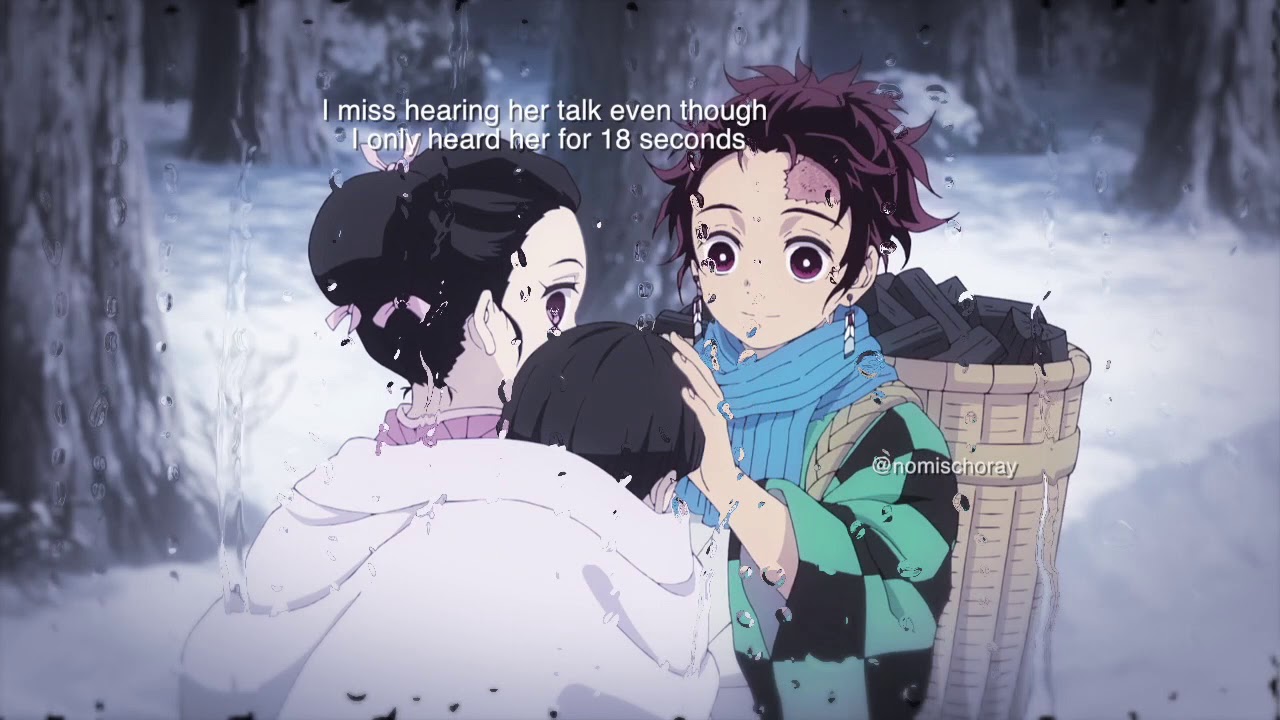 Demon slayer but it's just Nezuko speaking clearly (everyone can ...