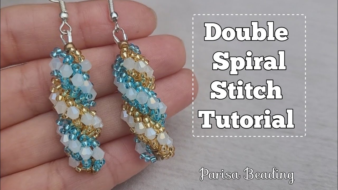DIY Double Spiral Stitch Tutorial 🌈🌈🌈 - YouTube