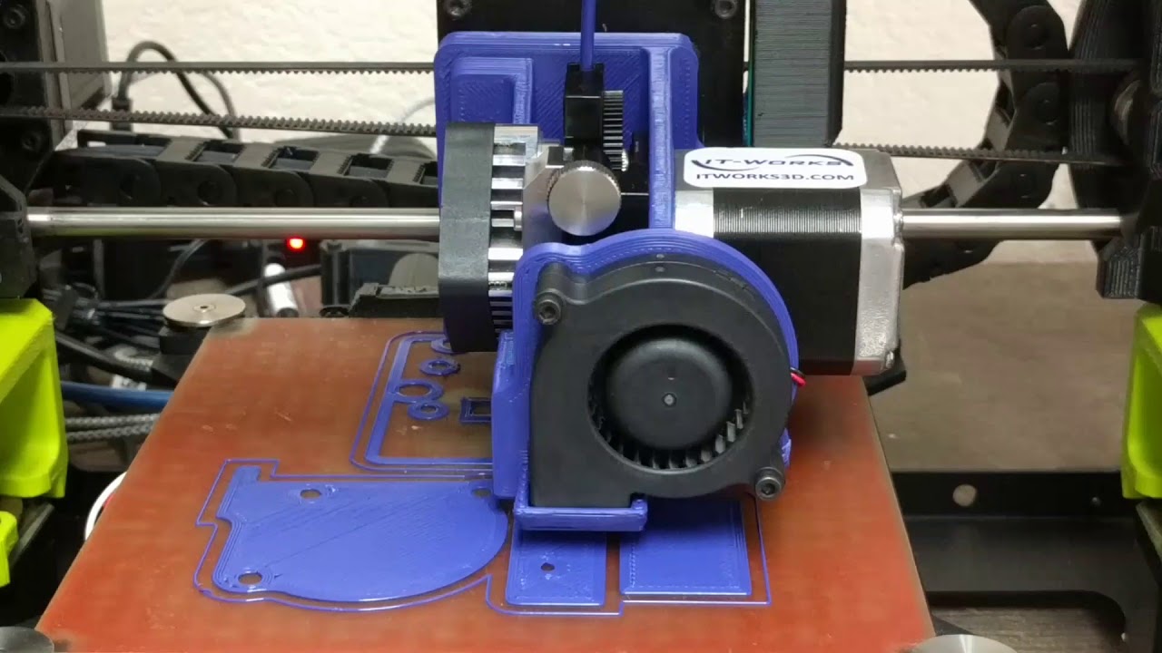 E3D Titan Aero tool head for LulzBot Mini - YouTube