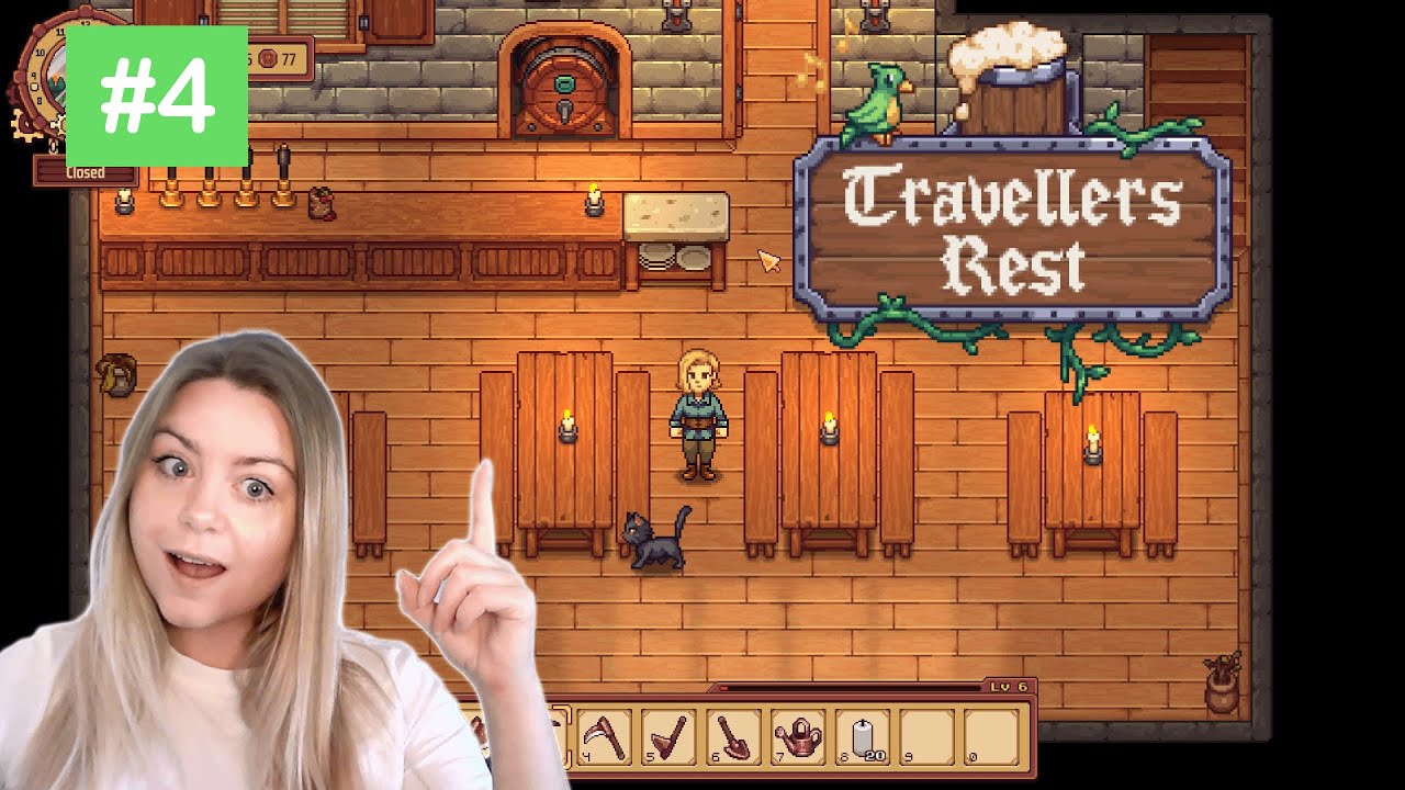Trying to maximize the capacity in my Tavern (Travellers Rest) - Day 4 - YouTube