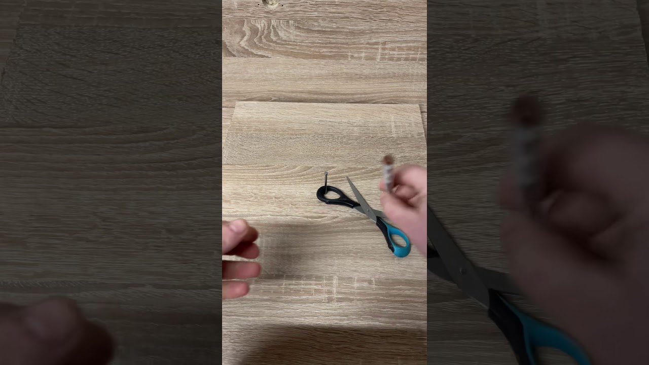 Circle with scissors - YouTube