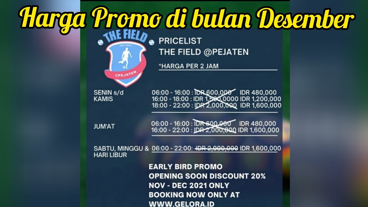 🔴 Lapangan Mini soccer baru di Pejaten Barat|jaksel#Thefieldpejaten ...