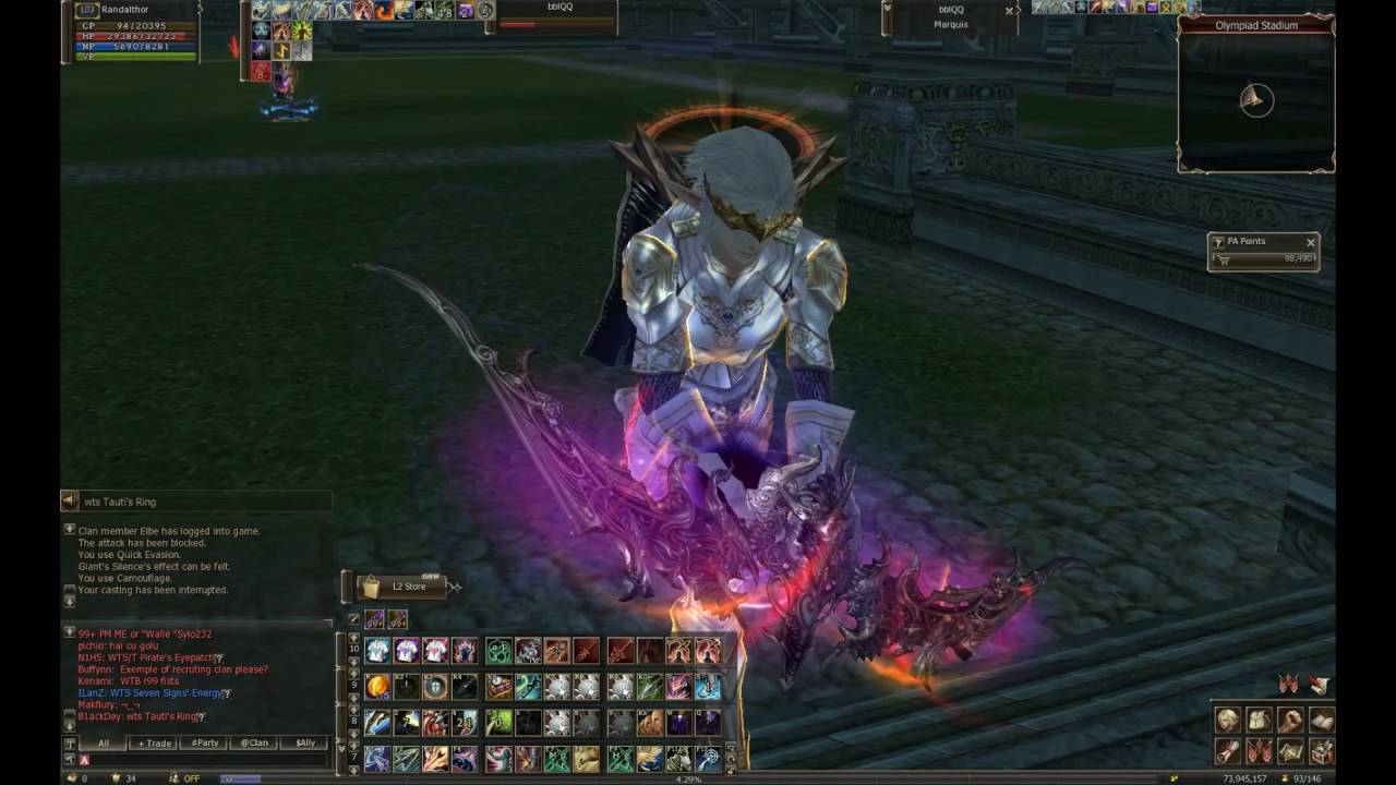 Lineage2 Innova Core Olympiad june ghost sentinel/othell rouge - YouTube