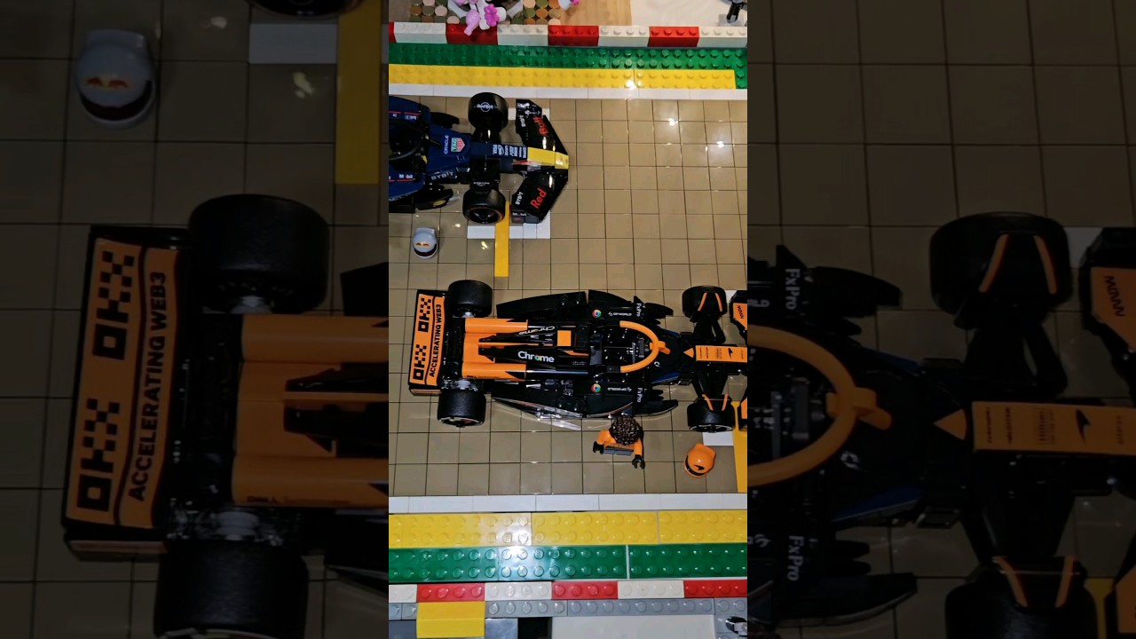 Building a Lego F1 Grid in my Bedroom! #lego #f1 #legof1 #shorts # ...