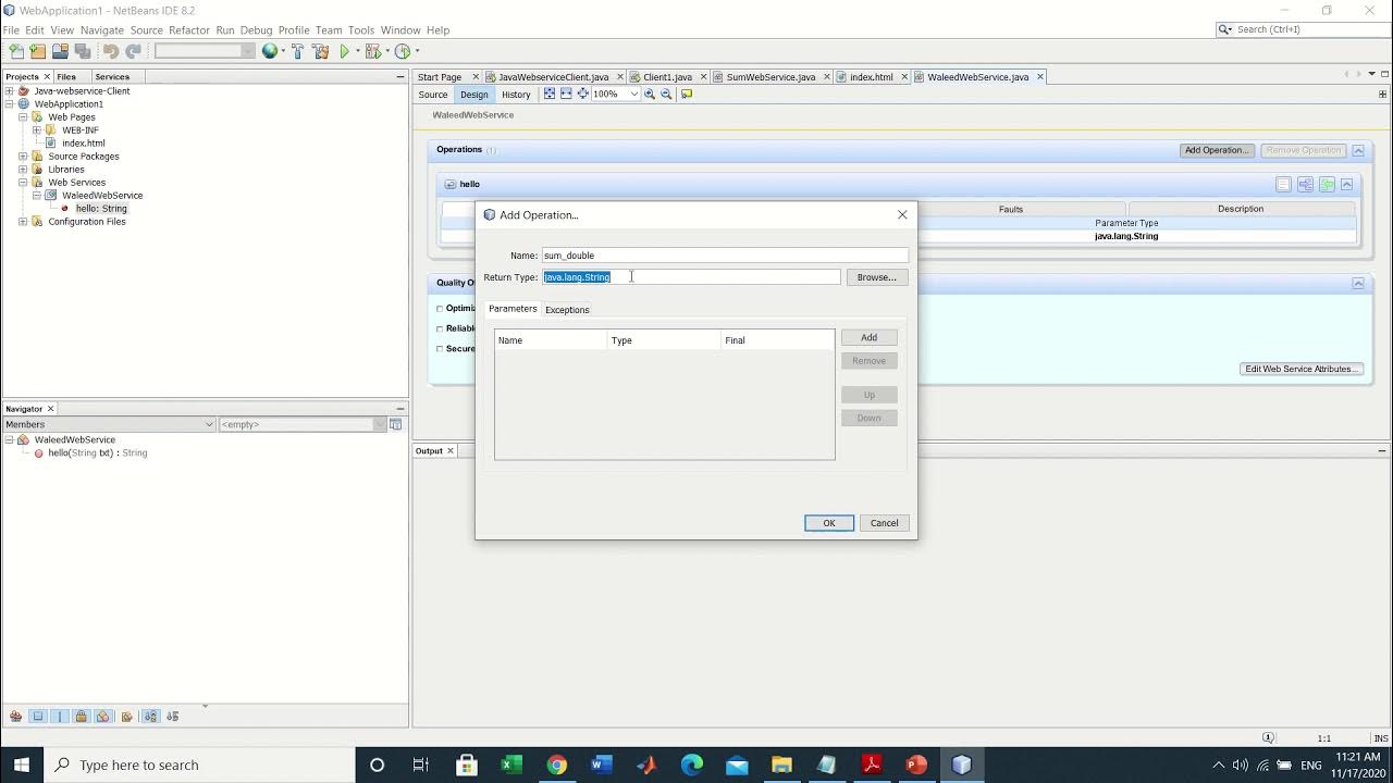 Creating Web Service using netbeans - YouTube
