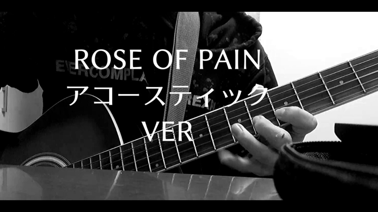XJAPAN「ROSE OF PAIN」アコースティックver弾いてみた/XJapan Rose of pain acoustic ver ...
