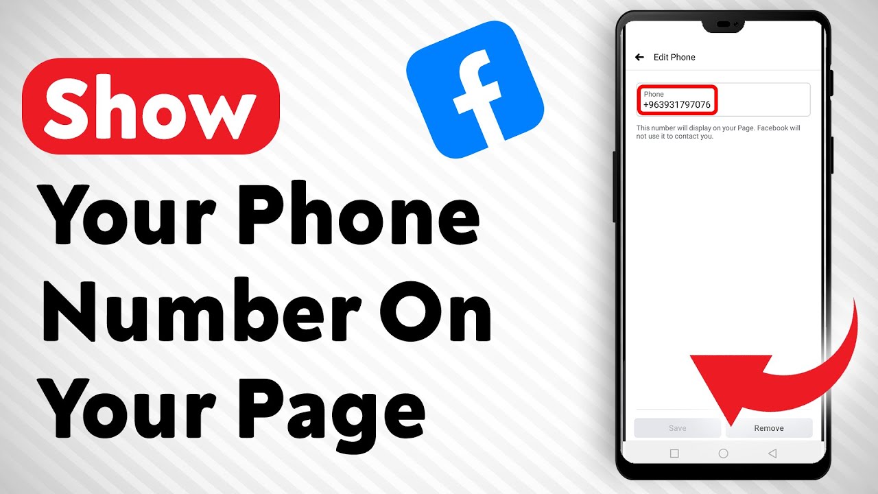 How To Show Your Phone Number on Your Facebook Page - Full Guide - YouTube